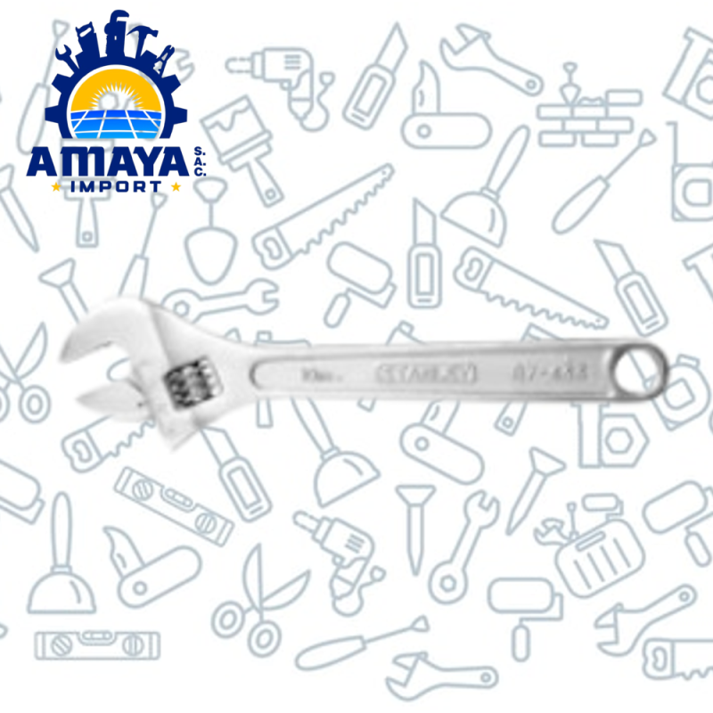 LLAVE AJUSTABLE CROMADA 10" 254MM STANLEY 87-433