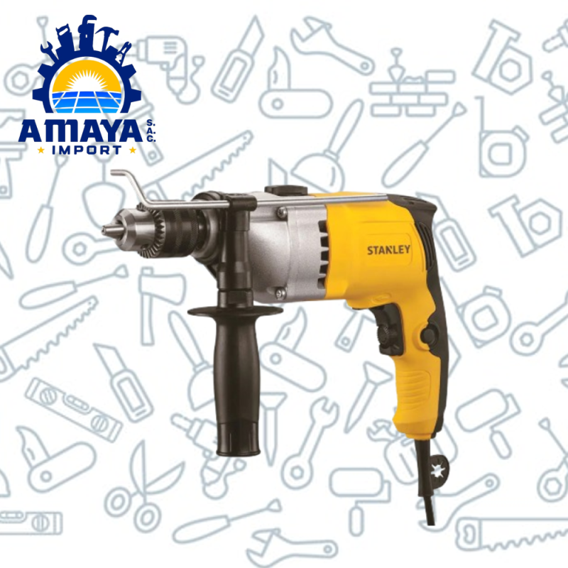 TALADRO PERCUTOR 1/2" 800W 54000 GPM STANLEY STDH8013-B2
